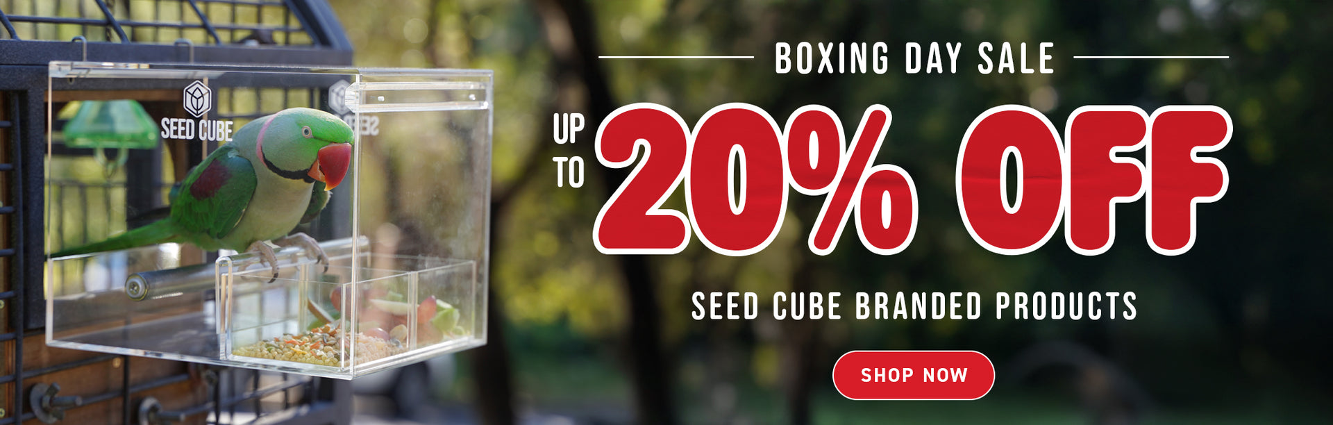 Seed Cube Australia | No Mess Cage Bird Feeders