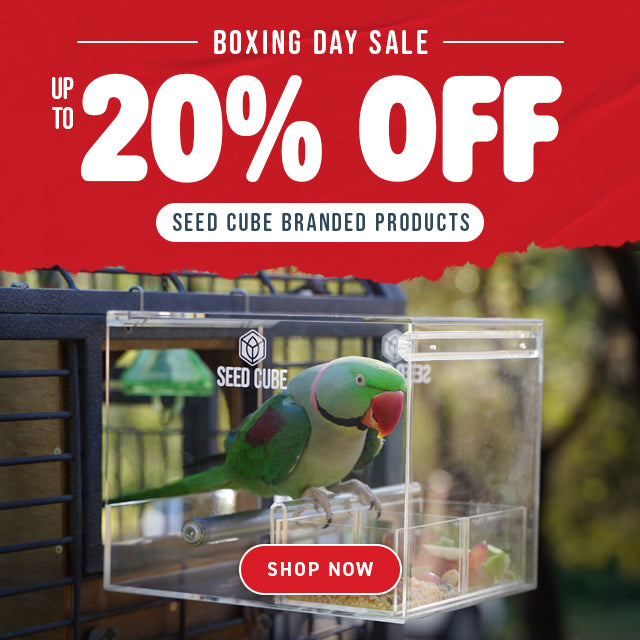 Seed Cube Australia | No Mess Cage Bird Feeders