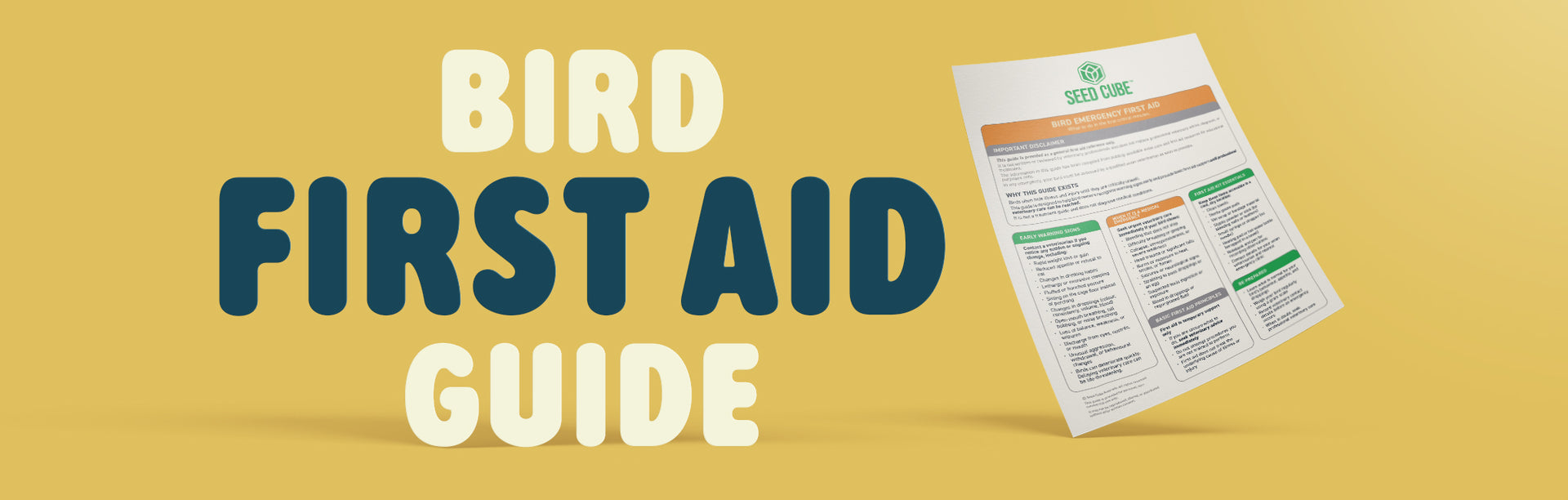 First Aid Guide – Seed Cube